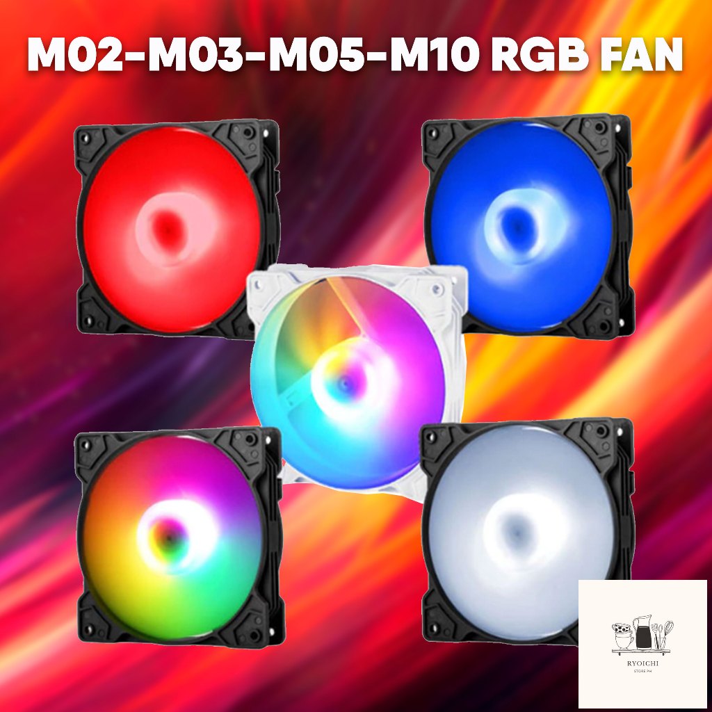 Inplay M02/M03/M05/M10 120mm LED RGB Case Fan | Shopee Philippines