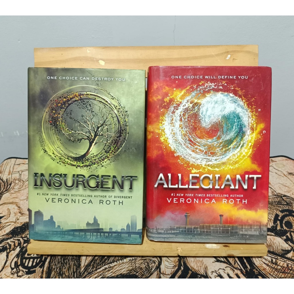 Divergent, Insurgent, Allegiant by Veronica Roth (Hardcover) | Shopee ...