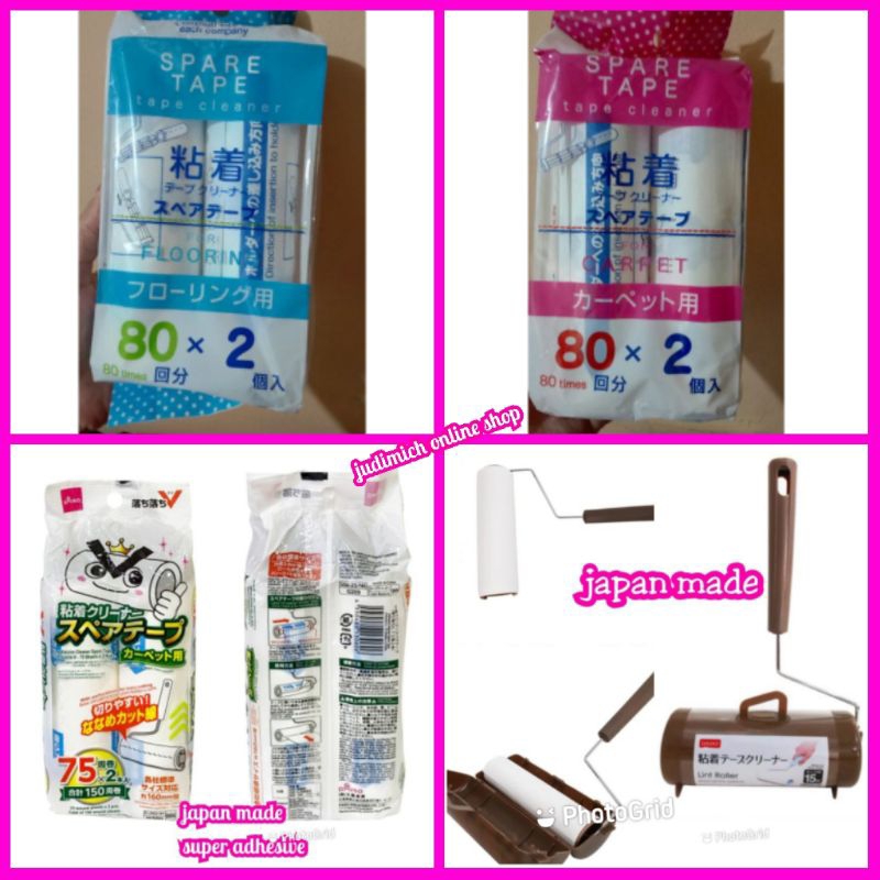 Daiso Lint Remover Roller Adhesive Tape and Refill cleaner ,best for ...