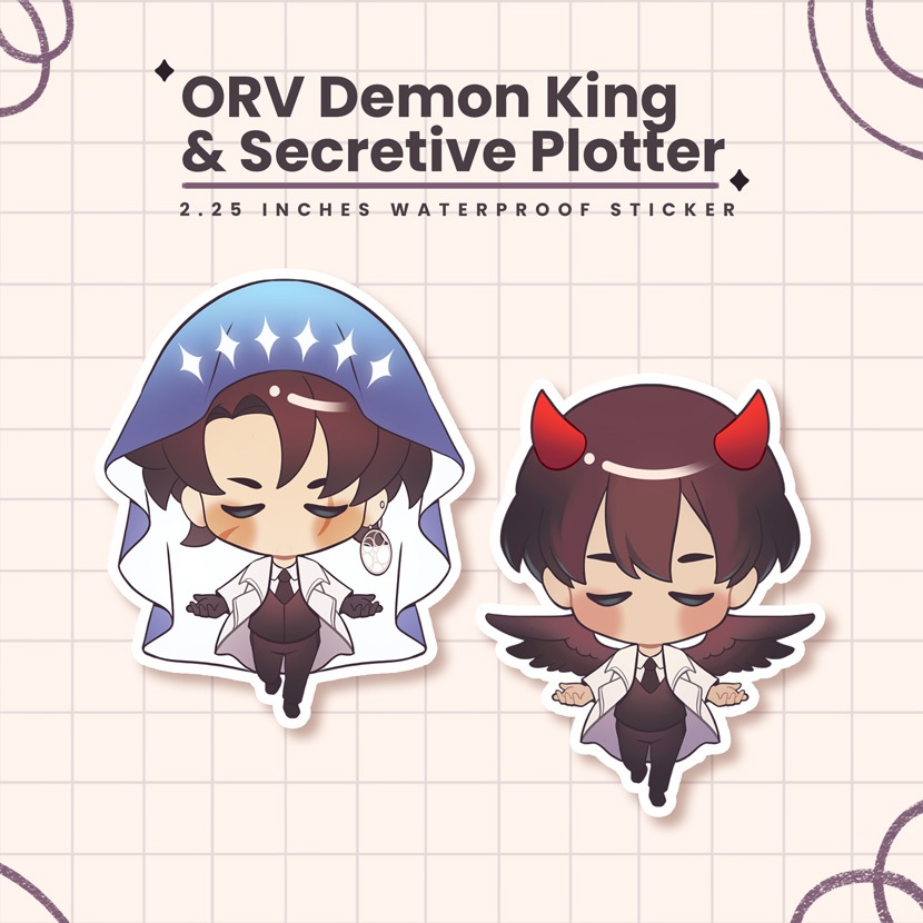 Plotja Demon King & Secretive Plotter | ORV Fanart | Matte Waterproof ...