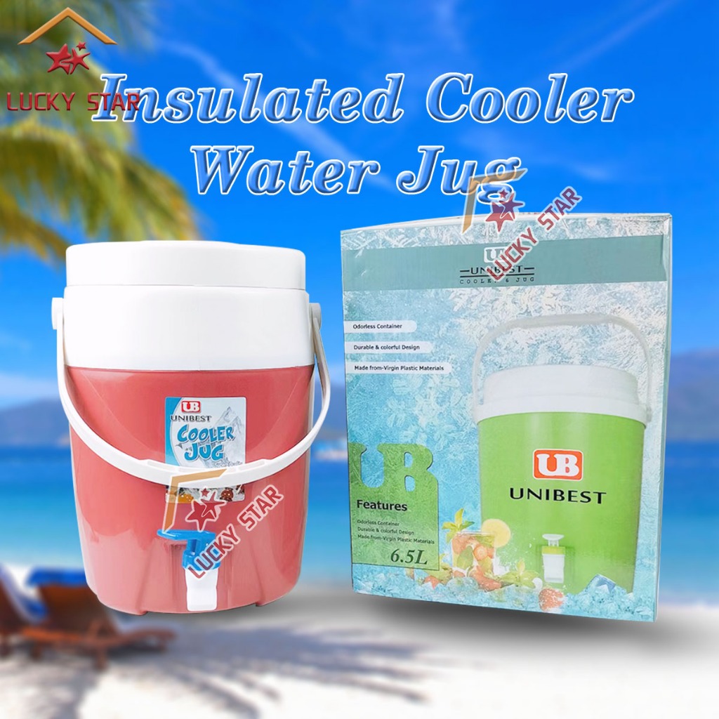 085# 6.5L Water Jug (Random Color) Outdoor Cooler Jug Water Container ...