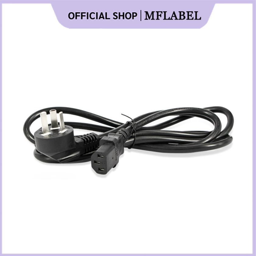 MFLABEL 3 Pin AC Power Cable Cord printer power cord 10A 250V Computer ...