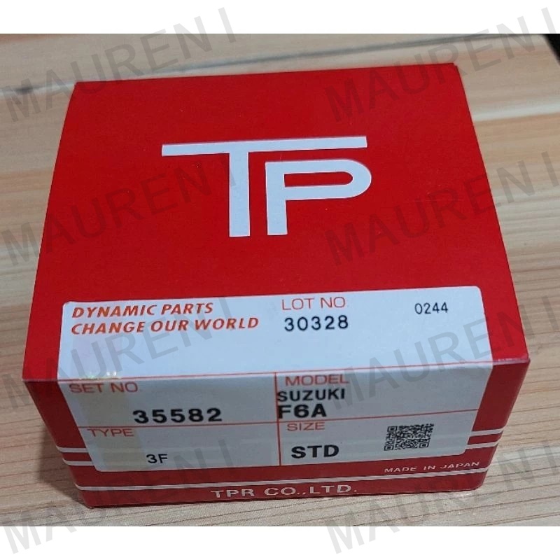 35582 PISTON RING SUZUKI MULTICAB F6A SIZE STD TP ORIGINAL JAPAN ...