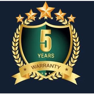 Quality assurance with a five-year warranty period | Shopee Philippines