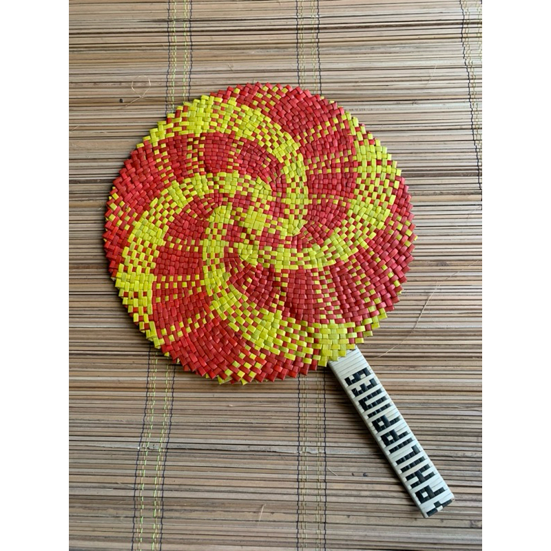 Pandan native hand fan, native pamaypay, with “Philippines” | Shopee ...