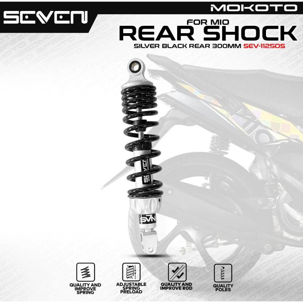MOKOTO SEVEN SERIES MIO SHOCK ABSORBER 300MM 1PC SEV-11249S REAR SHOCK ...