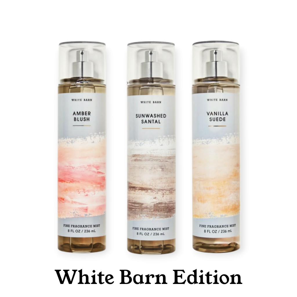 Vanilla Suede, Amber Blush, Sunwashed Santal - Bath & Body Works [White ...