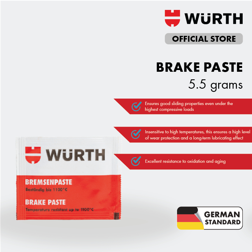 Wurth Premium Brake Paste 5 ML | Shopee Philippines
