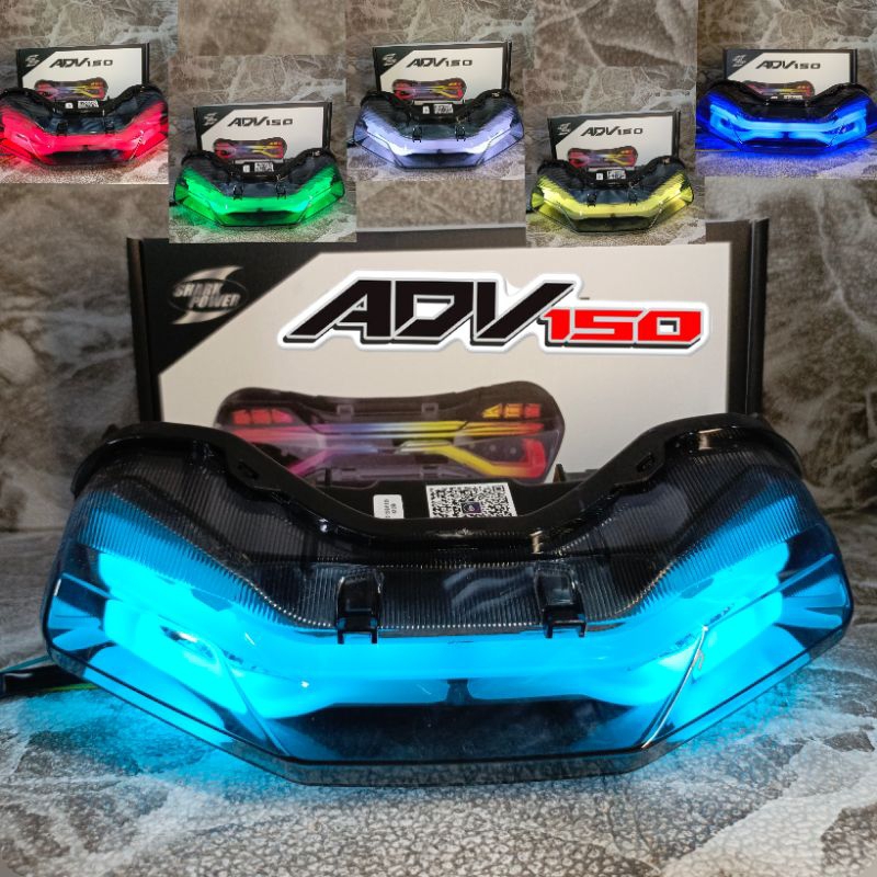 ADV 150 Tail Lamp I LED NEW I 10+ Color Mode | Shark Power For ADV 150 ...