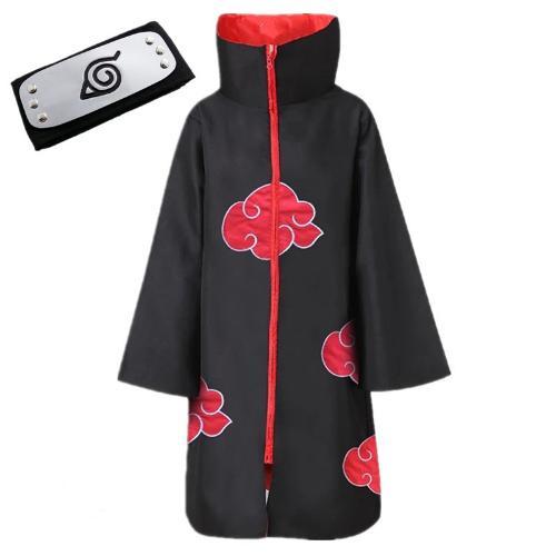 Naruto Akatsuki Cosplay Costume - Uchiha Sasuke Cloak/Robe | Shopee ...
