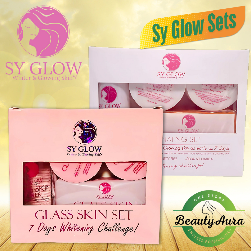 SY GLOW REJUVENATING SET/ SY GLASS SKIN SET MAINTENANCE SET | Shopee ...