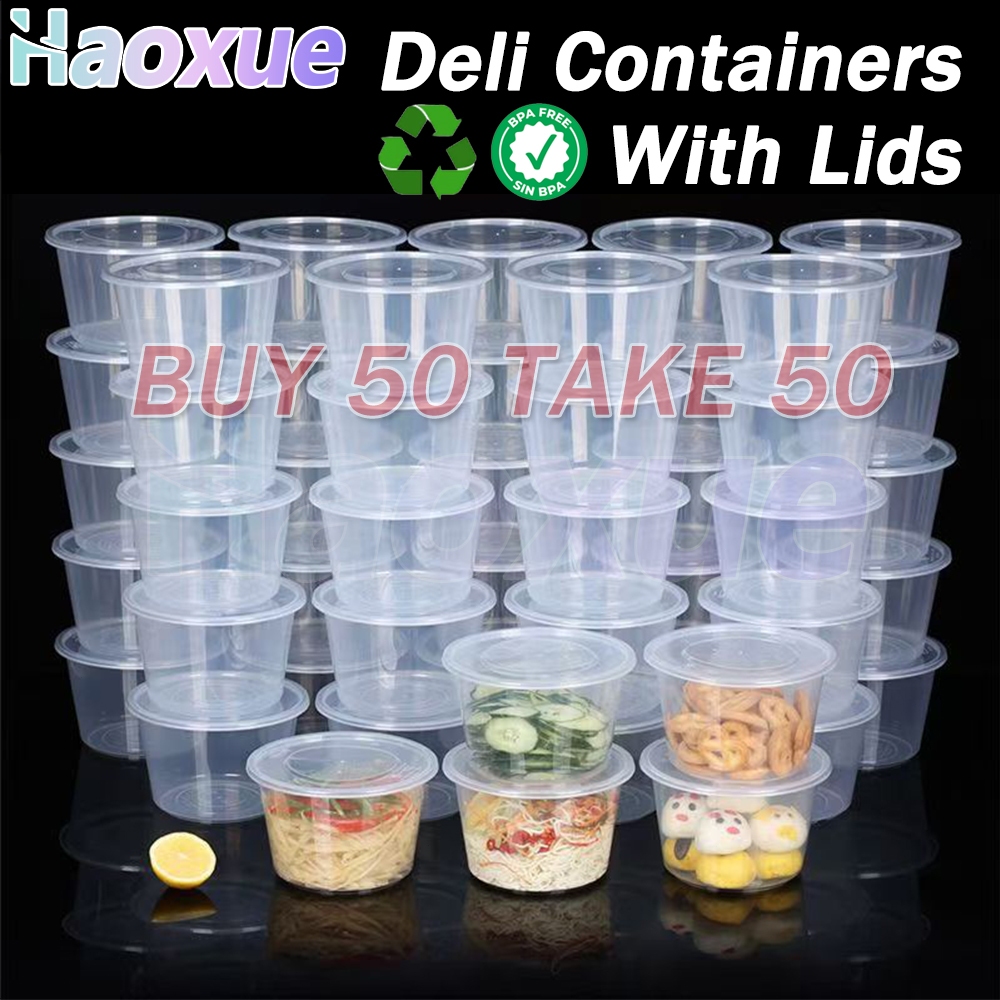 Round Microwavable Food Container Disposable Plastic Food Containers ...