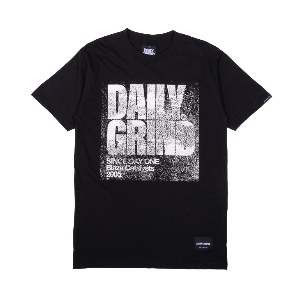 DAILY GRIND GLITCH TSHIRT BLACK | Shopee Philippines