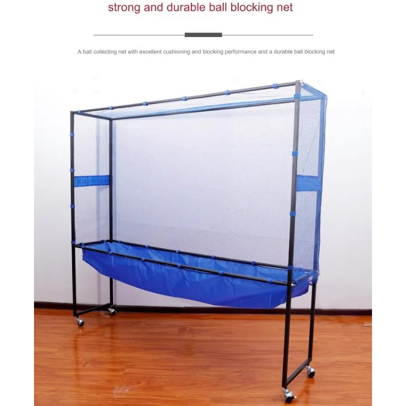 SpinPoint H Shape Table tennis Ball Catcher with Wheels 180x40x166cm ...