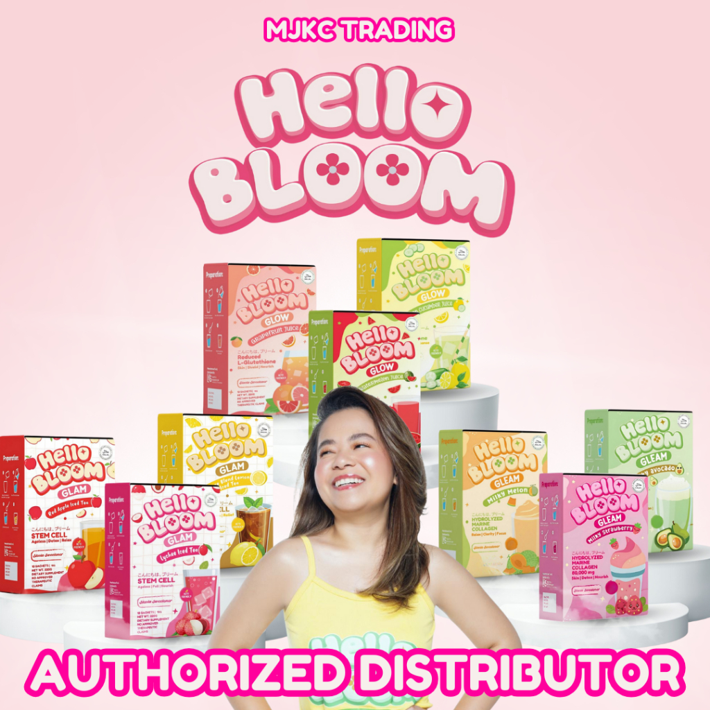 HELLO BLOOM GLEAM GLAM GLOW - KIRAY'S BRAND | Shopee Philippines