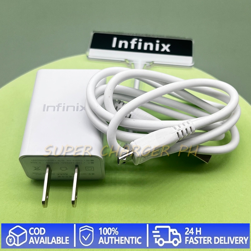 INFINIX Charger Original Fast Charger Micro Usb 2IN1 Adapter Set For ...