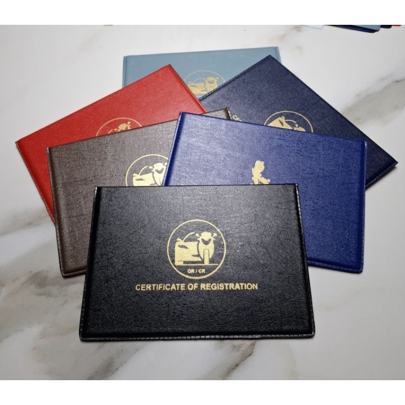 OLD ORCR HOLDER / SLEEVE ( PVC COWHIDE WITH GOLD PRINT) | Shopee ...