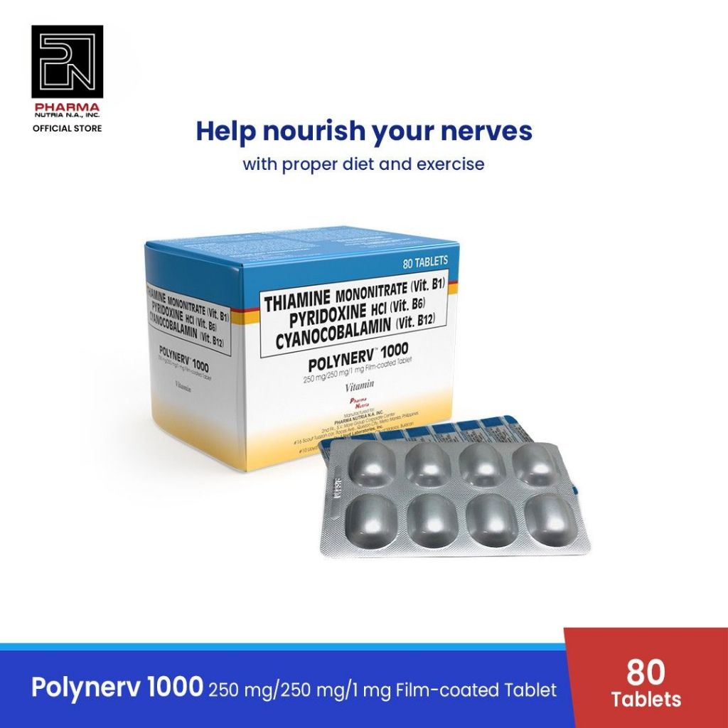 Polynerv 1000 Tablet | Shopee Philippines