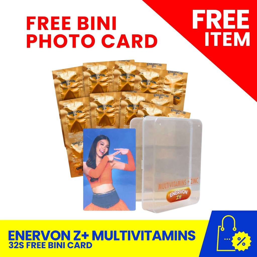 FREE BINI CARD: ENERVON Z+ 32 Tablets | Shopee Philippines
