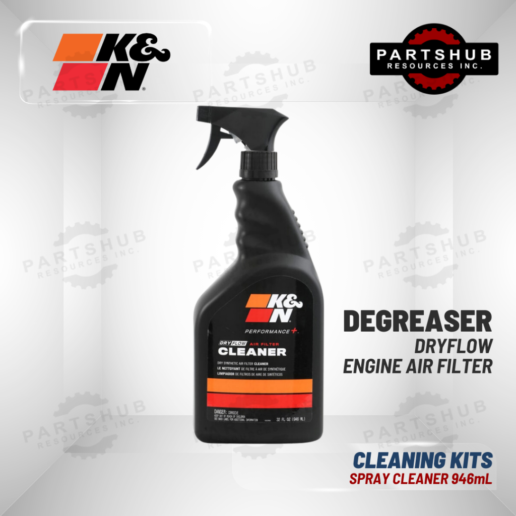 K&N CLEANING KIT DRYFLOW AIR FILTER CLEANER & DEGREASER SPRAY 946mL ...