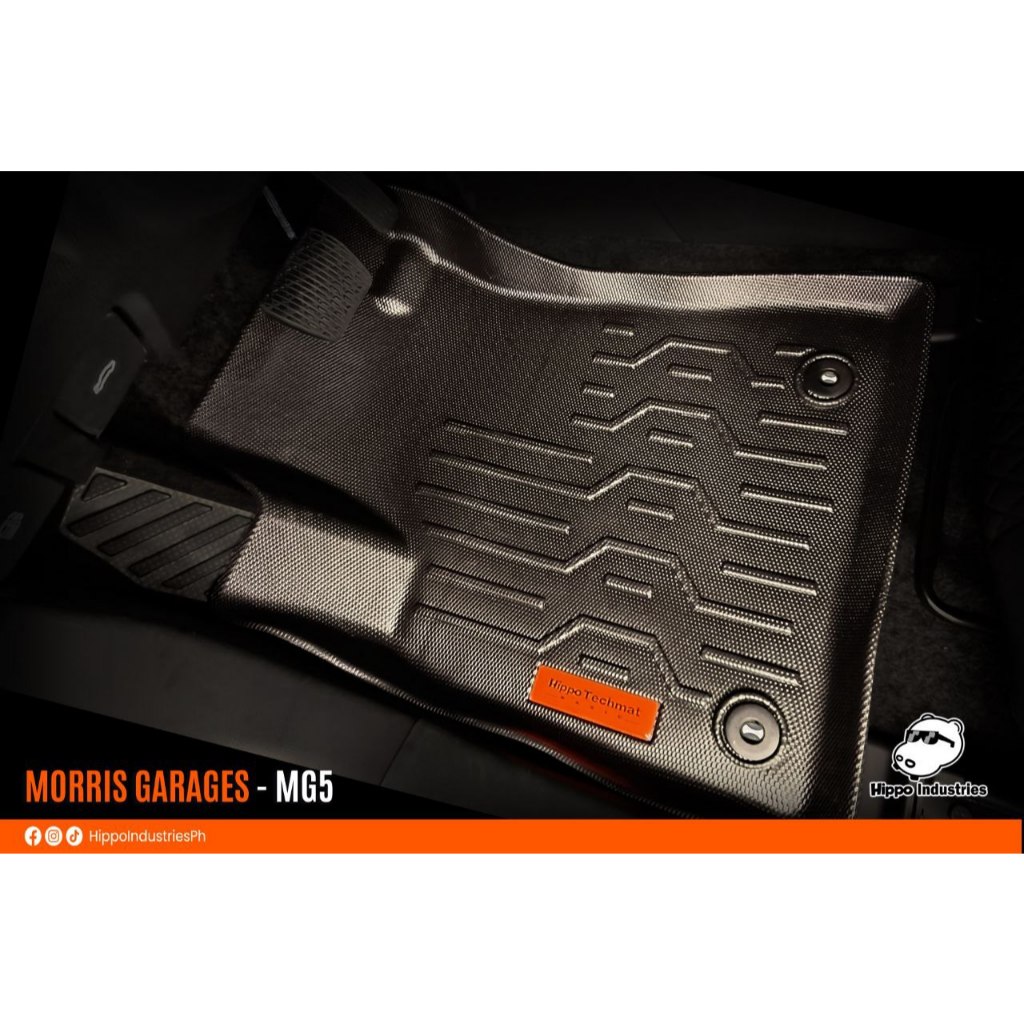 MORRIS GARAGE MG5 2024 UP HIPPO TECHMAT BASIC DEEP DISH CAR MATS V2 ...