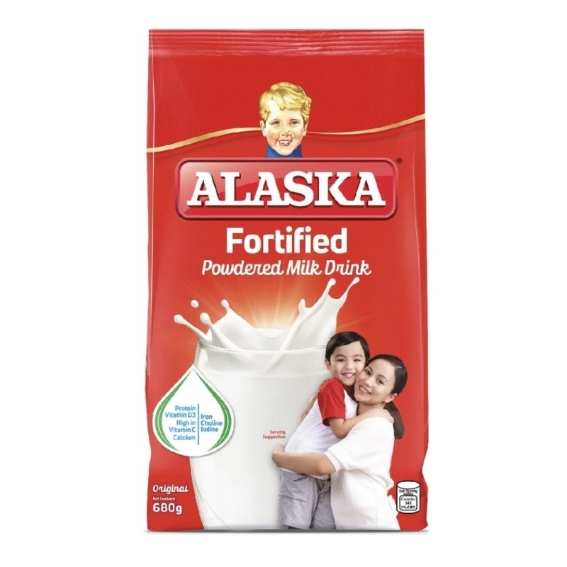 Alaska Fortified Powdered Milk Drink 680g | Shopee Philippines