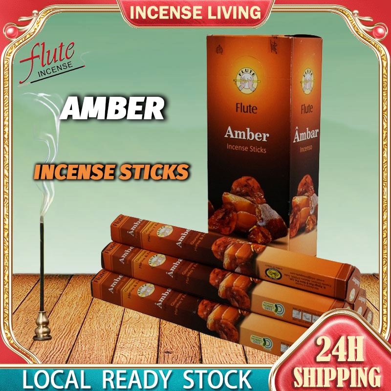 Flute Amber Incense Sticks (20 Sticks Per Box) | Shopee Philippines