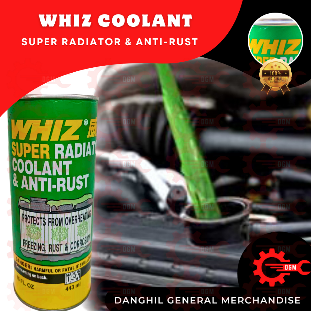 WHIZ Super Radiator Coolant & Anti-Rust 443ML -Protects from ...