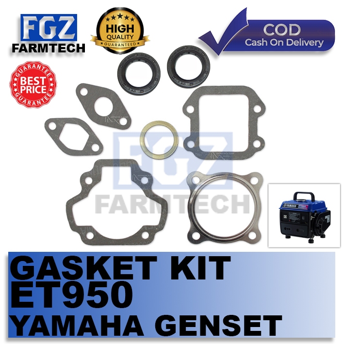 GASKET KIT FOR OVERHAULING ET950 YAMAHA GENERATOR 2 STROKE GENSET 1KW ...
