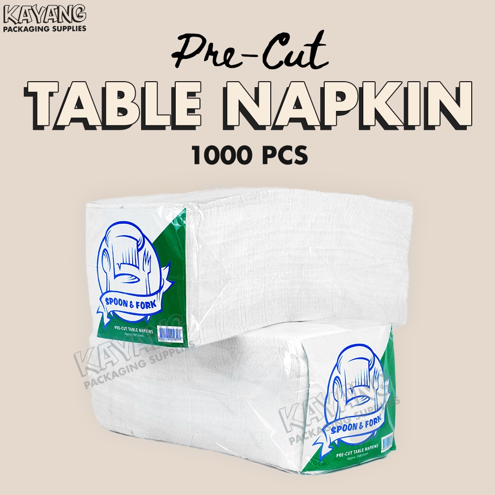 [1000PCS] Pre-cut Tissue, Table Napkin | Shopee Philippines