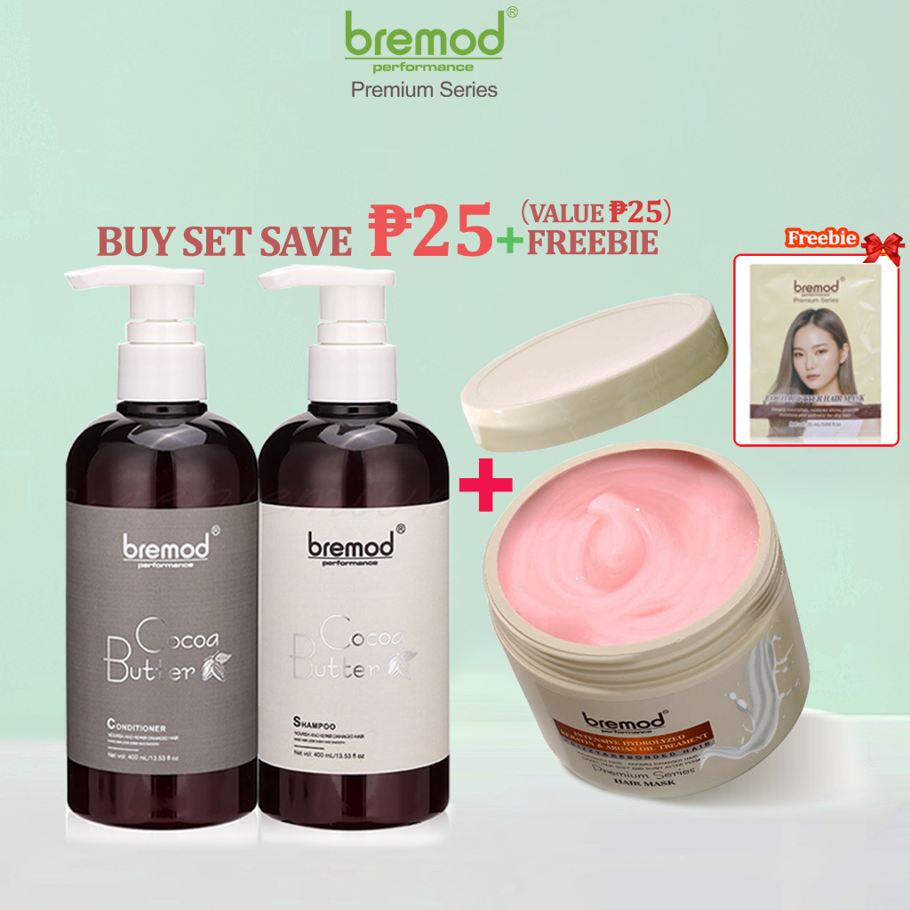 Bremod Premium Series Hair Conditioner & Shampoo 400ml Washing Care ...