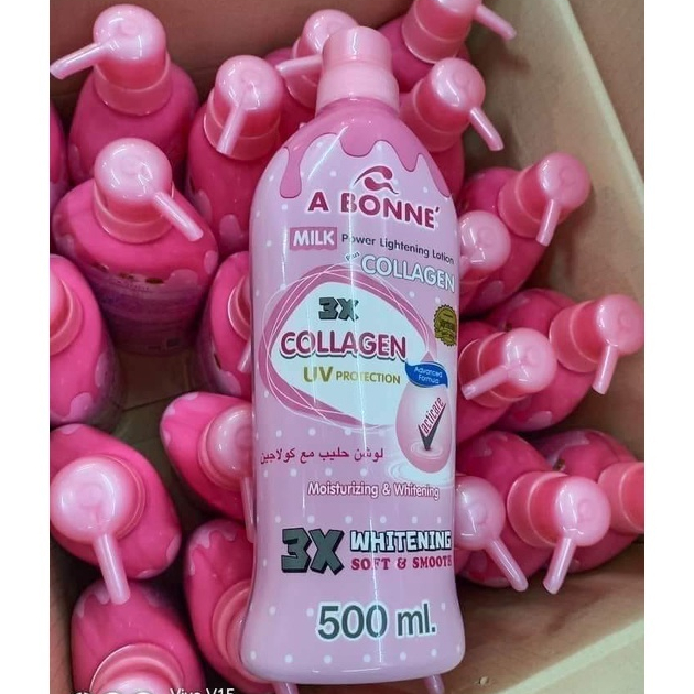 A Bonne Milk Power Lightening Lotion plus Collagen 500ml | Shopee ...