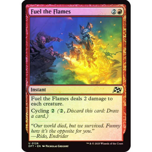 Fuel the Flames - Uncommon - MTG Cards (WOTC) | Shopee Philippines