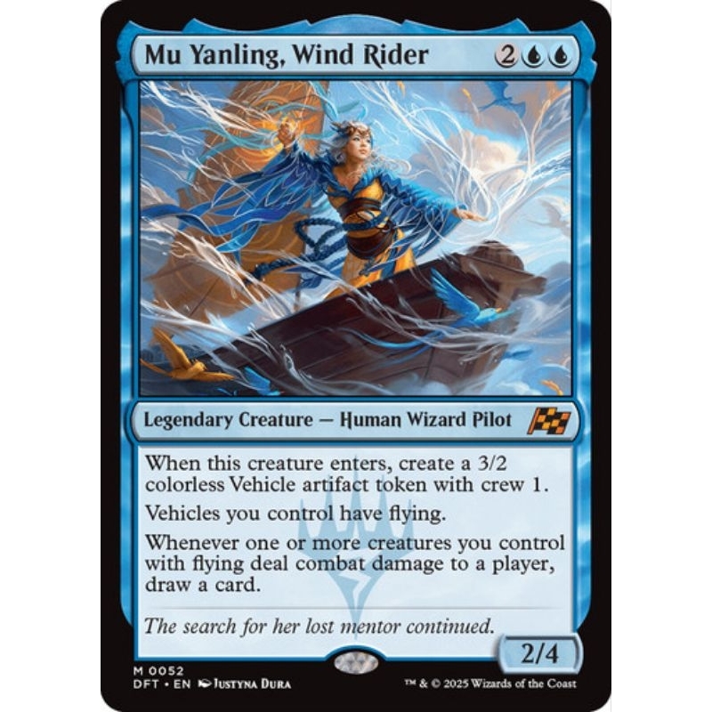 Mu Yanling, Wind Rider - DFT - Mythic - MTG Cards (WotC) | Shopee ...