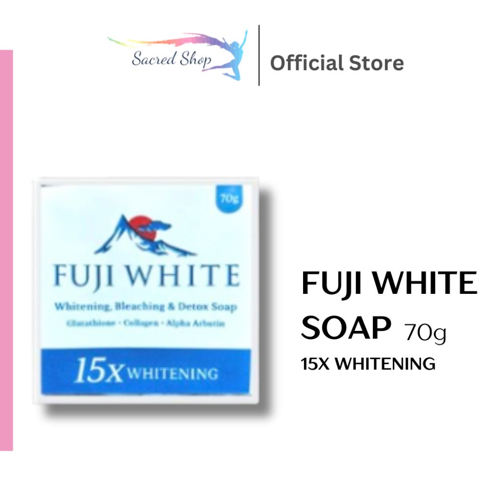 FUJI WHITE WHITENING SOAP - Brightening, Bleaching & Detox Soap for ...