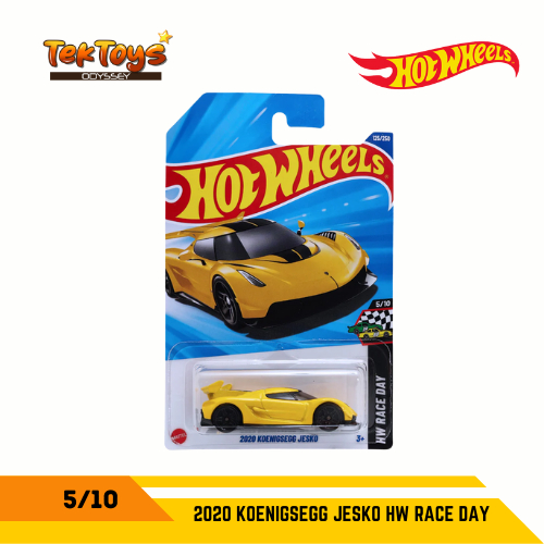HOT WHEELS - 2020 KOENIGSEGG JESKO HW RACE DAY 5/10 (YELLOW) | Shopee ...