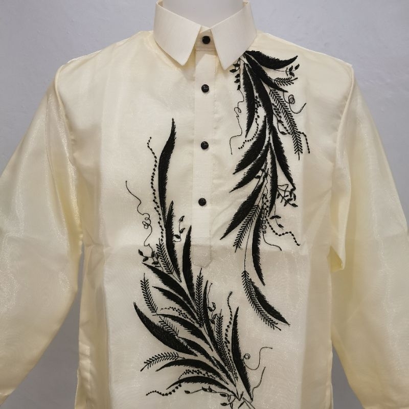 Quality and Affordable Barong Tagalog - Feather Design | Shopee Philippines