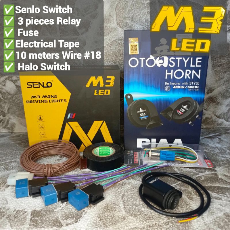 1 set Senlo M3 Mini Driving Light V3 | 70 watts | 6 months warranty ...