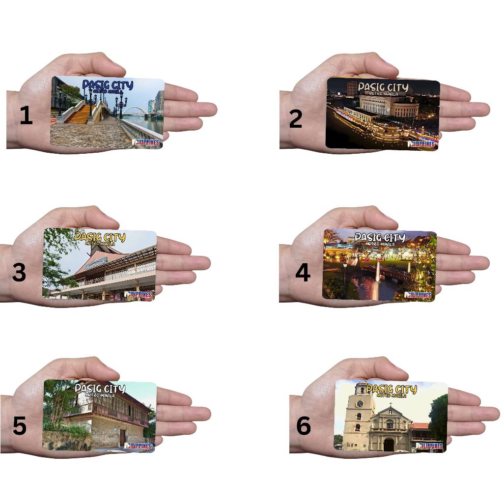 PASIG CITY, METRO MANILA NEW SOUVENIR RUBBER REF MAGNET | Shopee ...