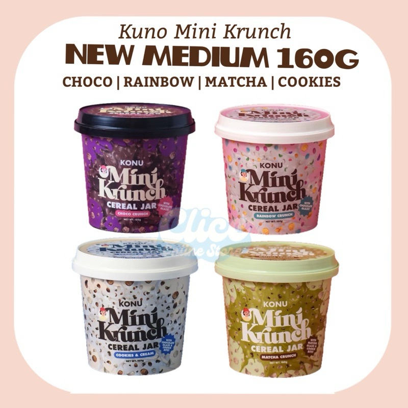 Kuno Mini Krunch New Medium 160g Cereal Jar Available in Choco Crunch ...
