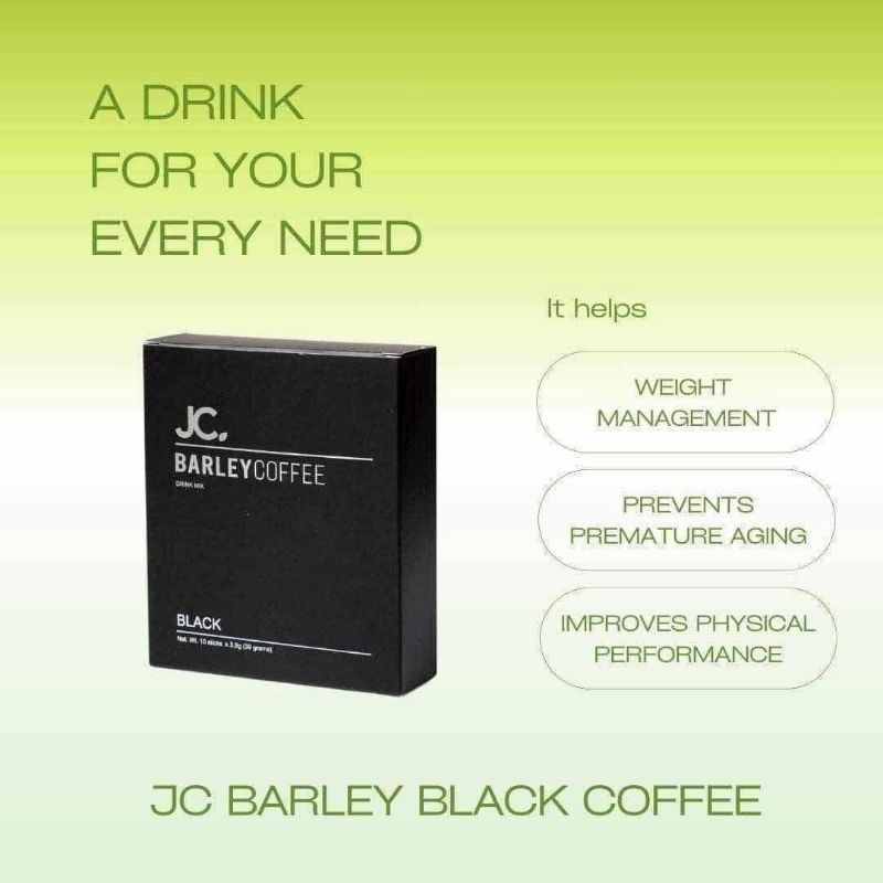 JC BARLEY BLACK COFFEE 1BOX(10pcs stick) | Shopee Philippines
