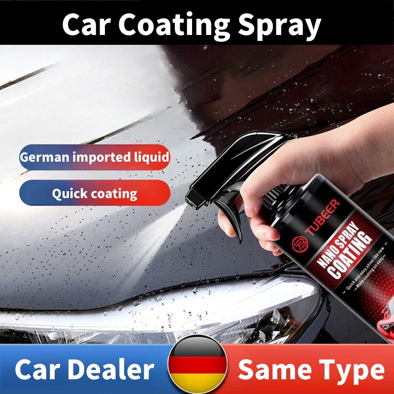 Car Wax Spray 500ml and Polish 2 in1 Coating Auto Car Wash and Wax Hydrophobic Nano Ceramic ...