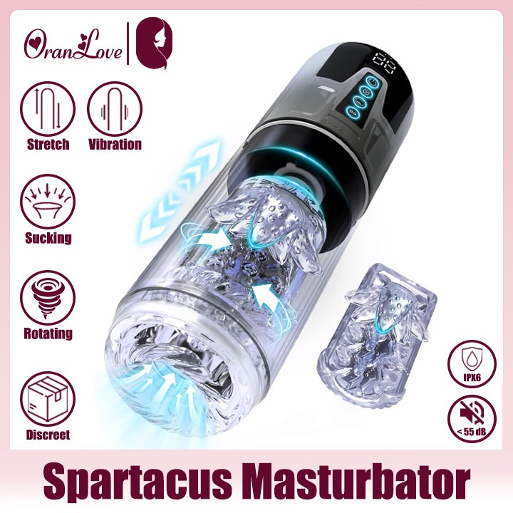Automatic Male Trainer Pump with 7 Sucking 7 Thrusting Rotating ...