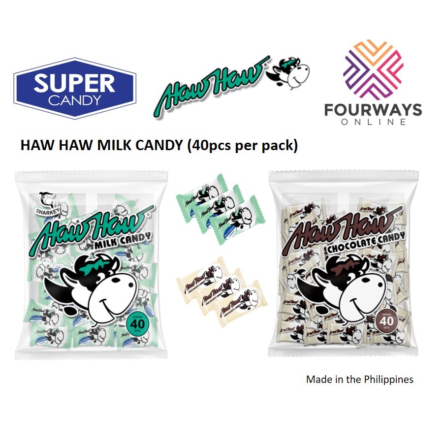 Haw Haw Milk Candy (40pcs per pack) | Shopee Philippines