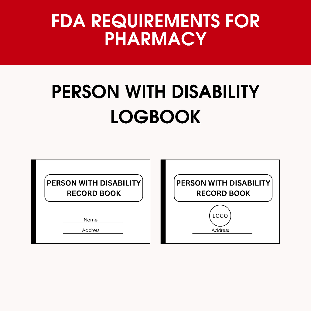 PWD Record Book for Drugstores (FDA Requirement) | Shopee Philippines