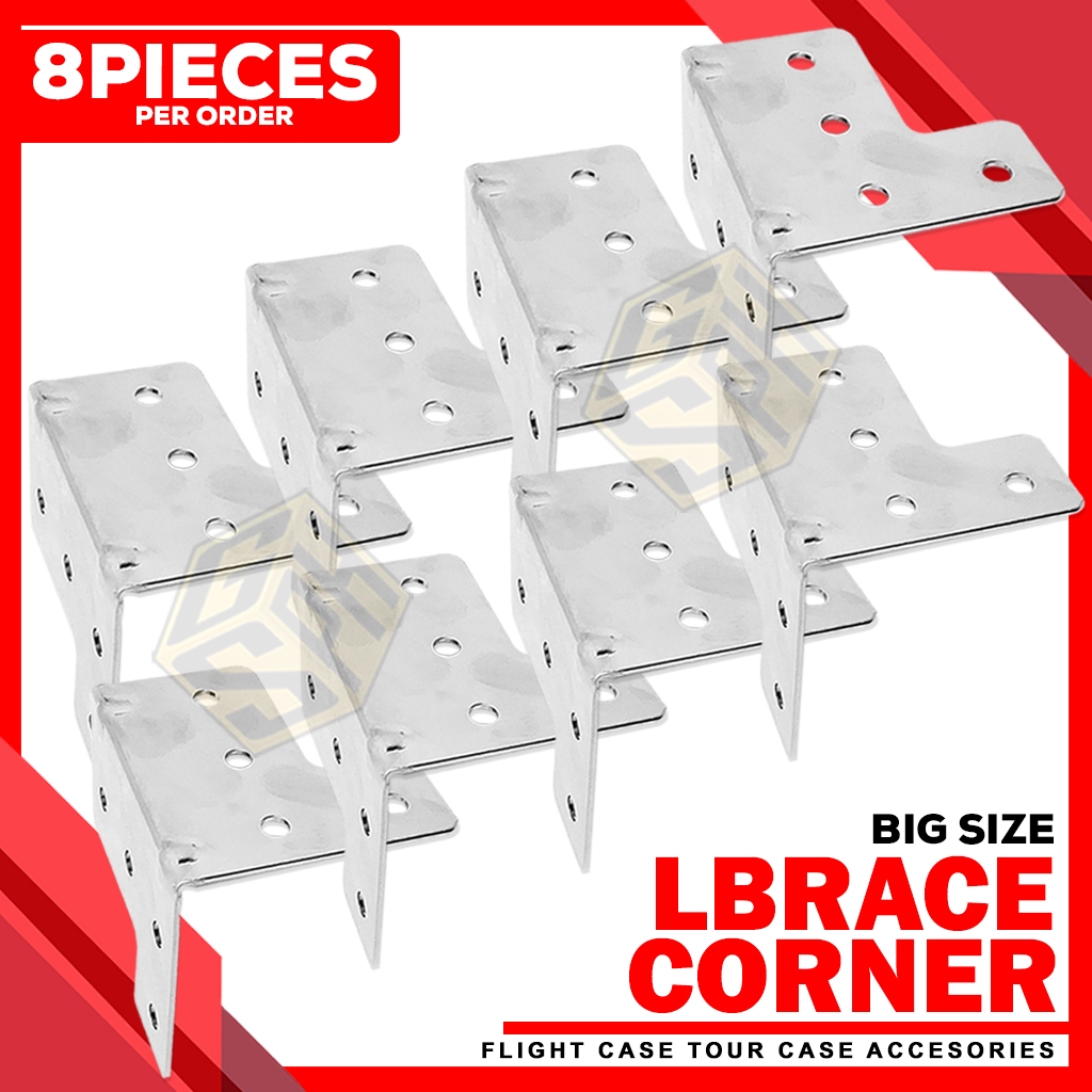 8PCS Big L Brace Side Corner Flight Case Tour Case Accessories | Shopee ...