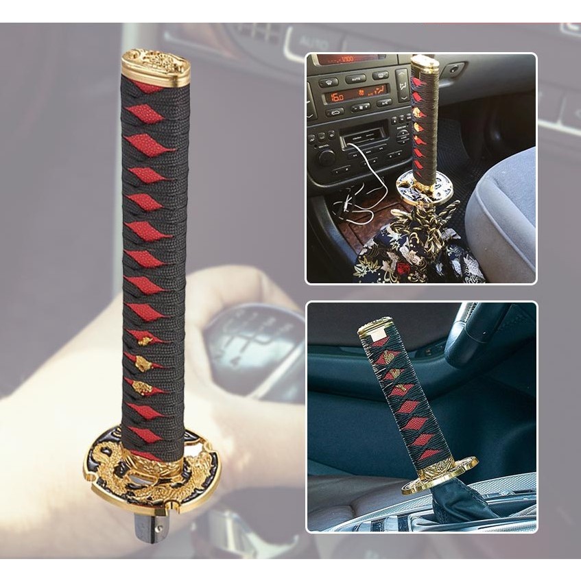 Universal 150mm JDM Katana Samurai Sword Shift Knob Shifter With ...