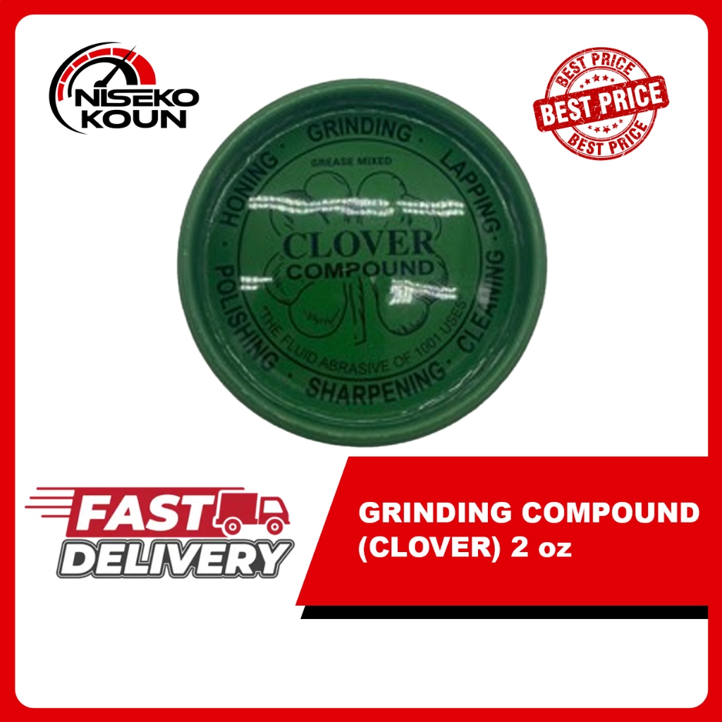 GRINDING COMPOUND (CLOVER) 2oz pair (fine/course) | Shopee Philippines