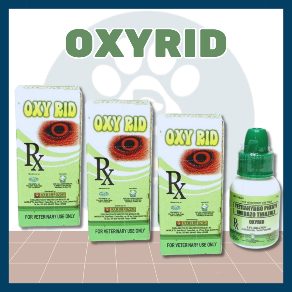 [CARE AGRIVET] 3pcs Oxyrid 5ml Eye Dewormer Anti Parasitic Drops for ...
