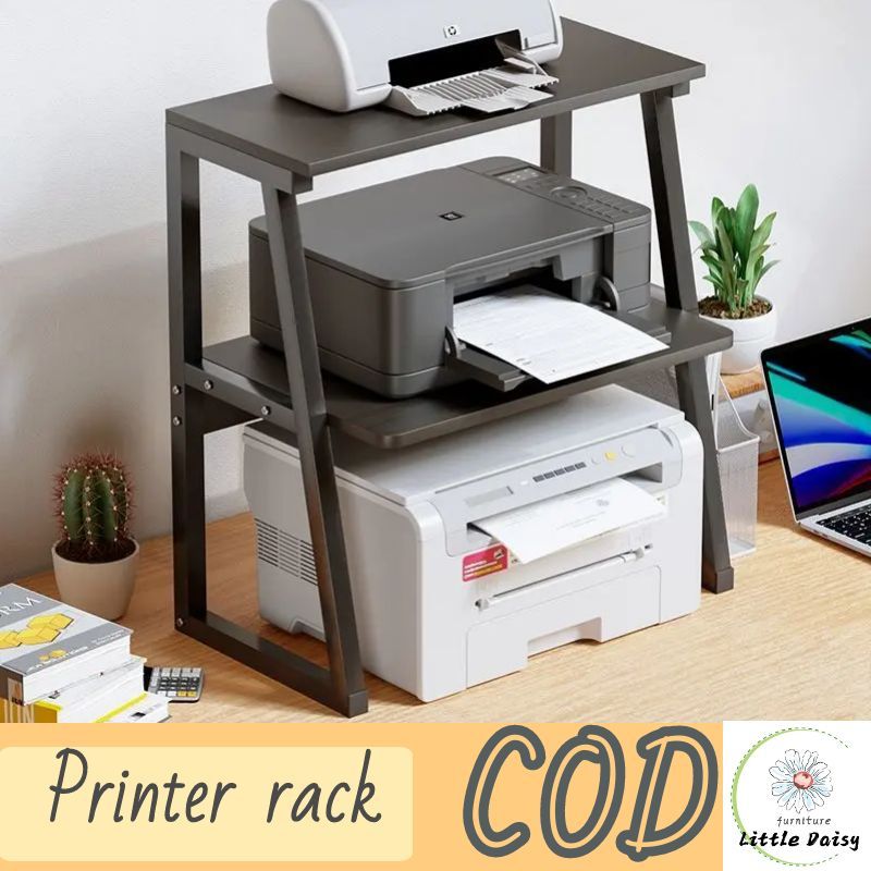 24H D Laptop Stand Computer Table With Printer Shelf Printer Organizer ...